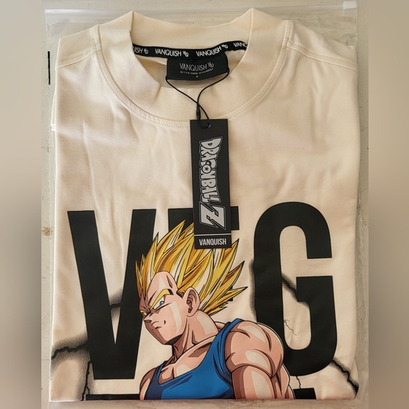 Vanquish | Shirts | Vanquish Vqfit Dbz Vegeta Oversized Tee | Poshmark